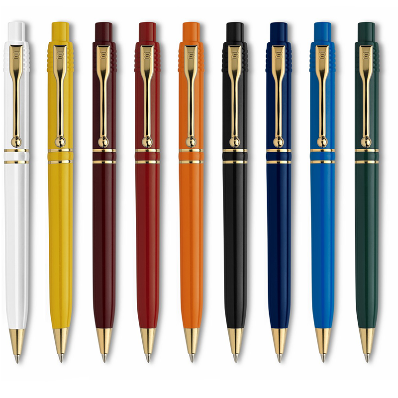 Kuglepenne med logo - RAJA GOLD - BilligeKuglepenne.dk