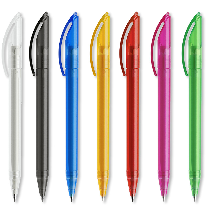 Kuglepenne med logo - DS3 Frosted - BilligeKuglepenne.dk